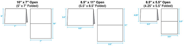 Greeting Card Sizes Standard Chart Greeting Card Size | EdrawMax