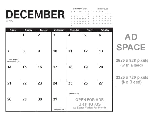 Calendar Templates | PrintingCenterUSA