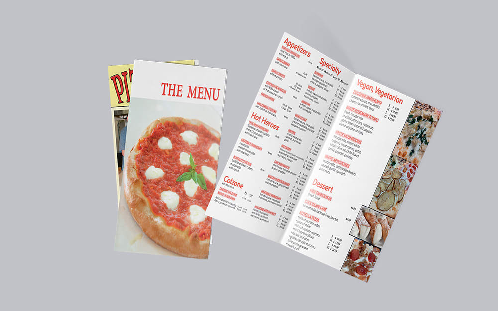 Menu Printing | PrintingCenterUSA